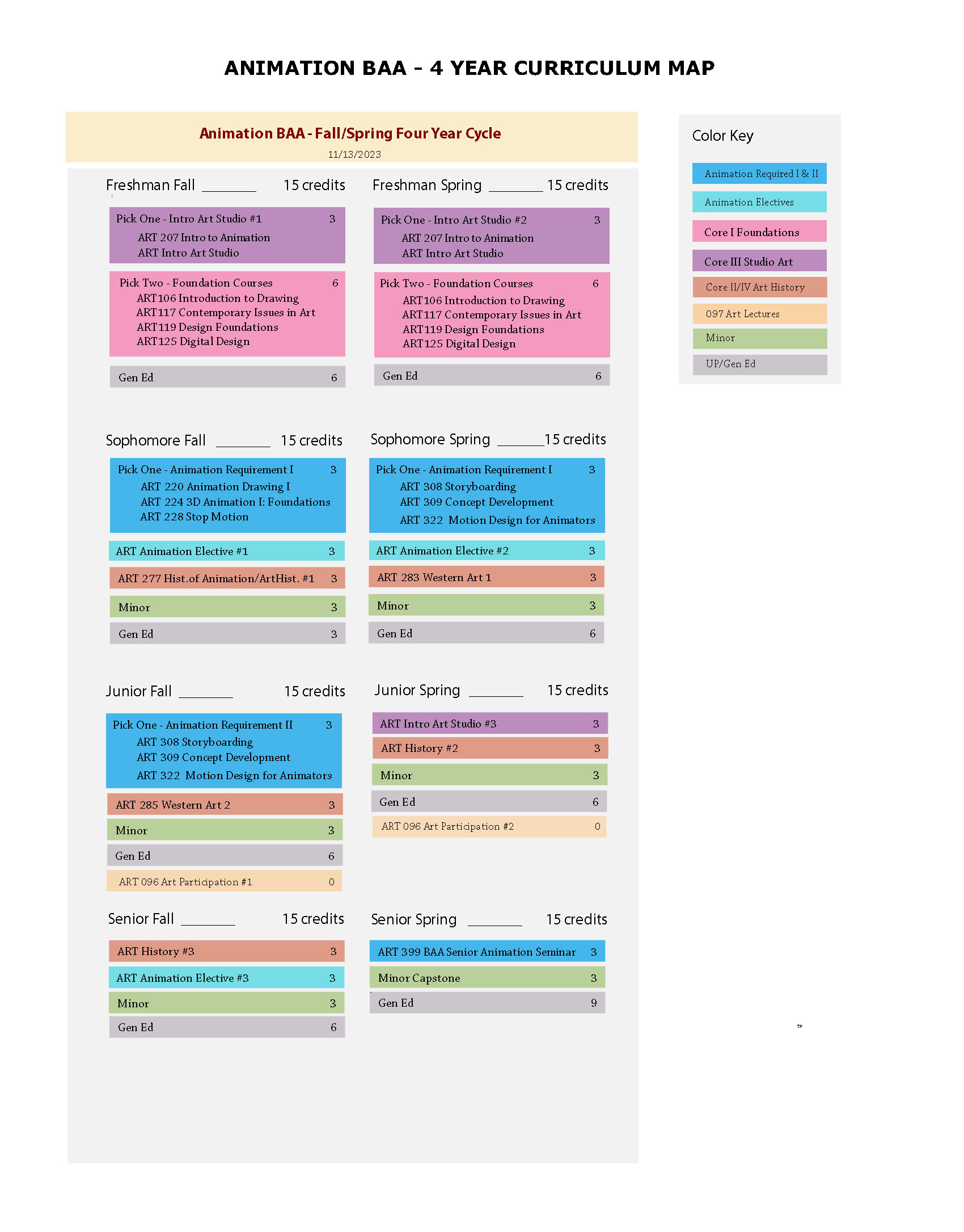 CMU ANIMATION ADVISING PAGE
